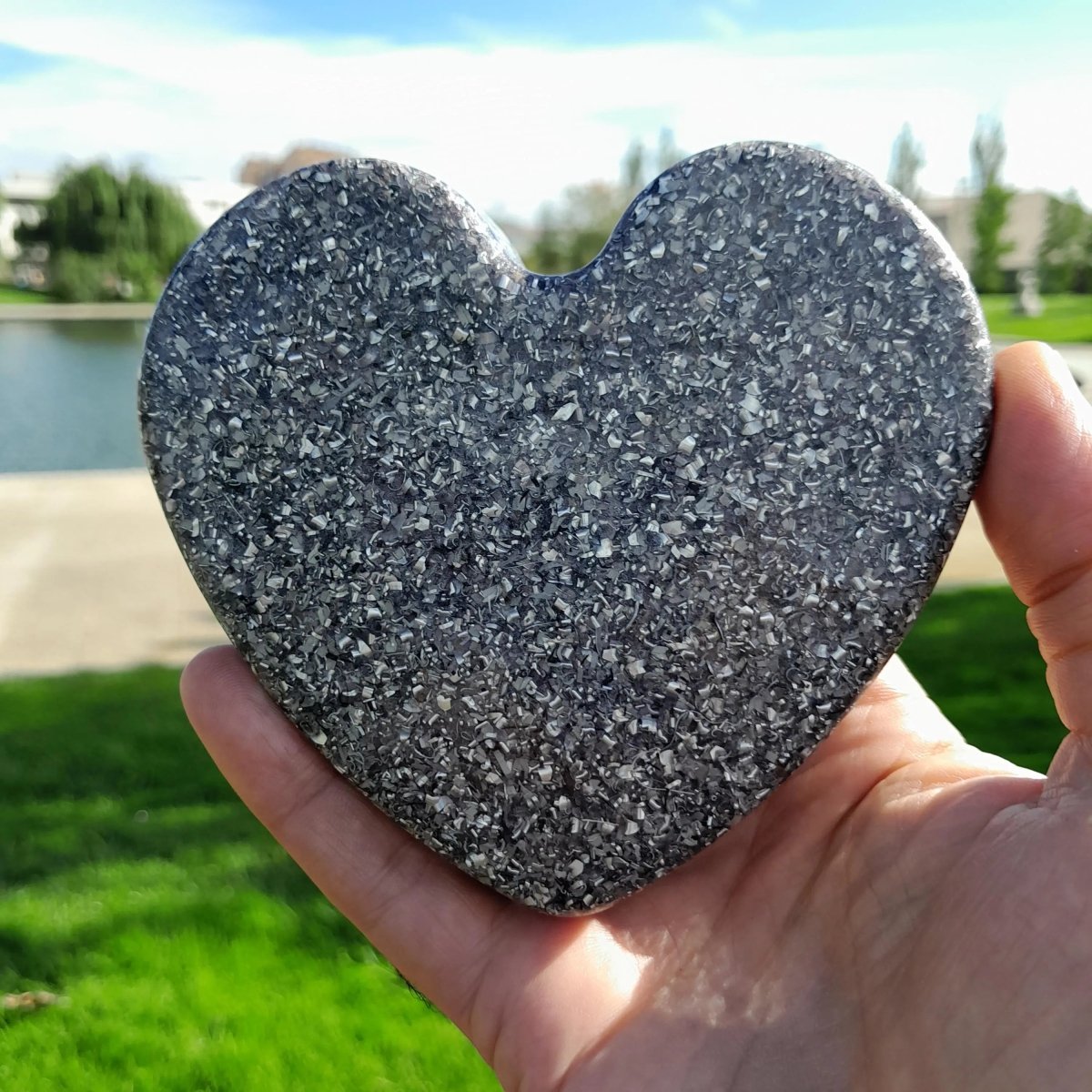 Corazón Orgonita Clásico- Armonizador de Energía- Mundoorgon – Mundo ...